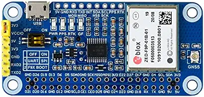 قیمت و خرید Waveshare ZED-F9P GPS-RTK HAT for Raspberry Pi Centimeter ...