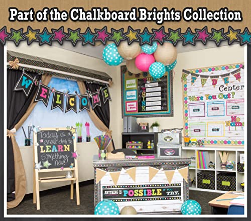 Teacher Created Resources TCR5615 Chalkboard Brights Calendar Bulletin ...