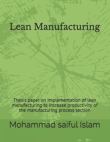 Mua Lean Manufacturing: Thesis on Implementation of lean manufacturing to increase productivity ...