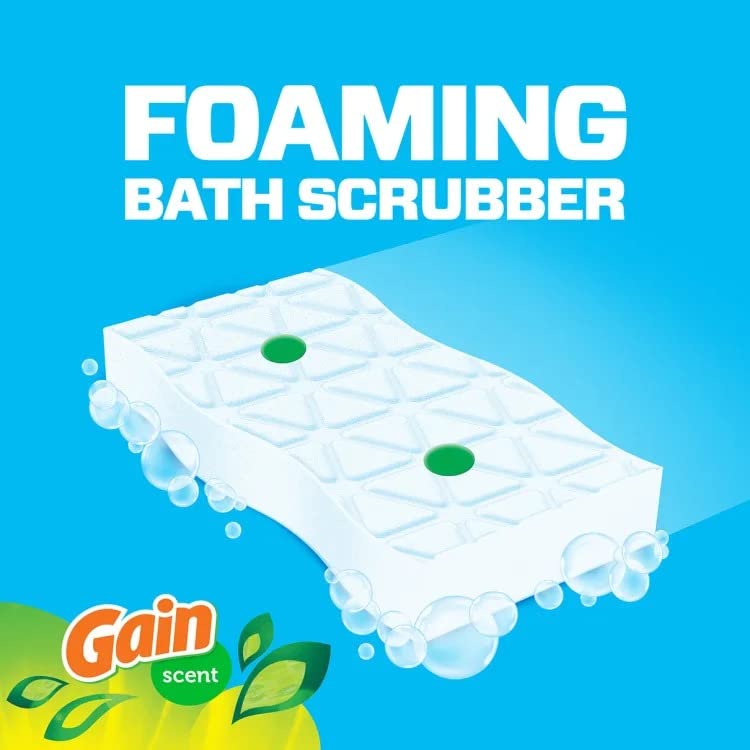 Mr. Clean Magic Eraser Bath with Gain Original Scent, Cleaning Pads ...