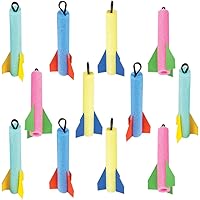 Amazon.com: ArtCreativity Foam Finger Flyer Rockets - Pack of 12 - 6.5 ...