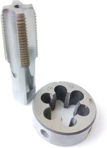 1/2-14 NPT HSS Tap and Die Set， NPT Machine Thread Tap and NPT Round ...