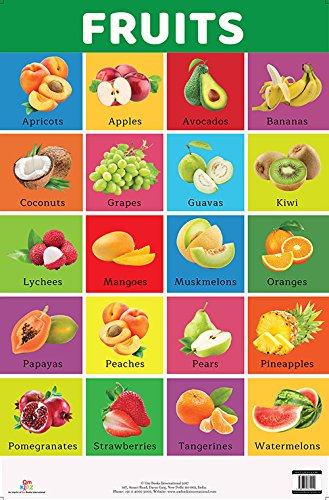 Buy Charts: Fruits Charts (Educational Charts for kids) Online at ...