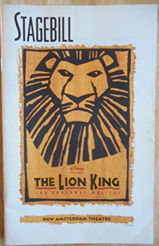 Buy Color Playbill from The Lion King at the New Amsterdam Theatre ...