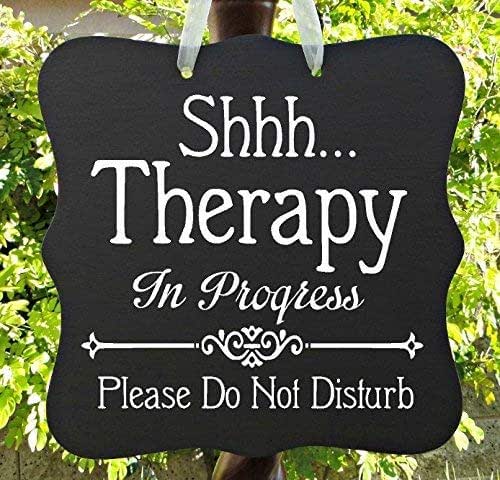 Amazon.com: Therapy In Progress Sign, Physical Therapy Sign, Business ...