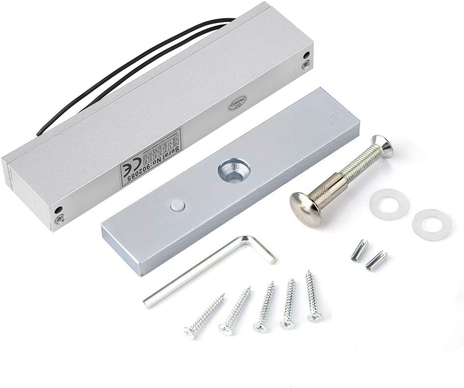 Electromagnetic Lock, 180KG (400LB) Access Control System Single Door ...