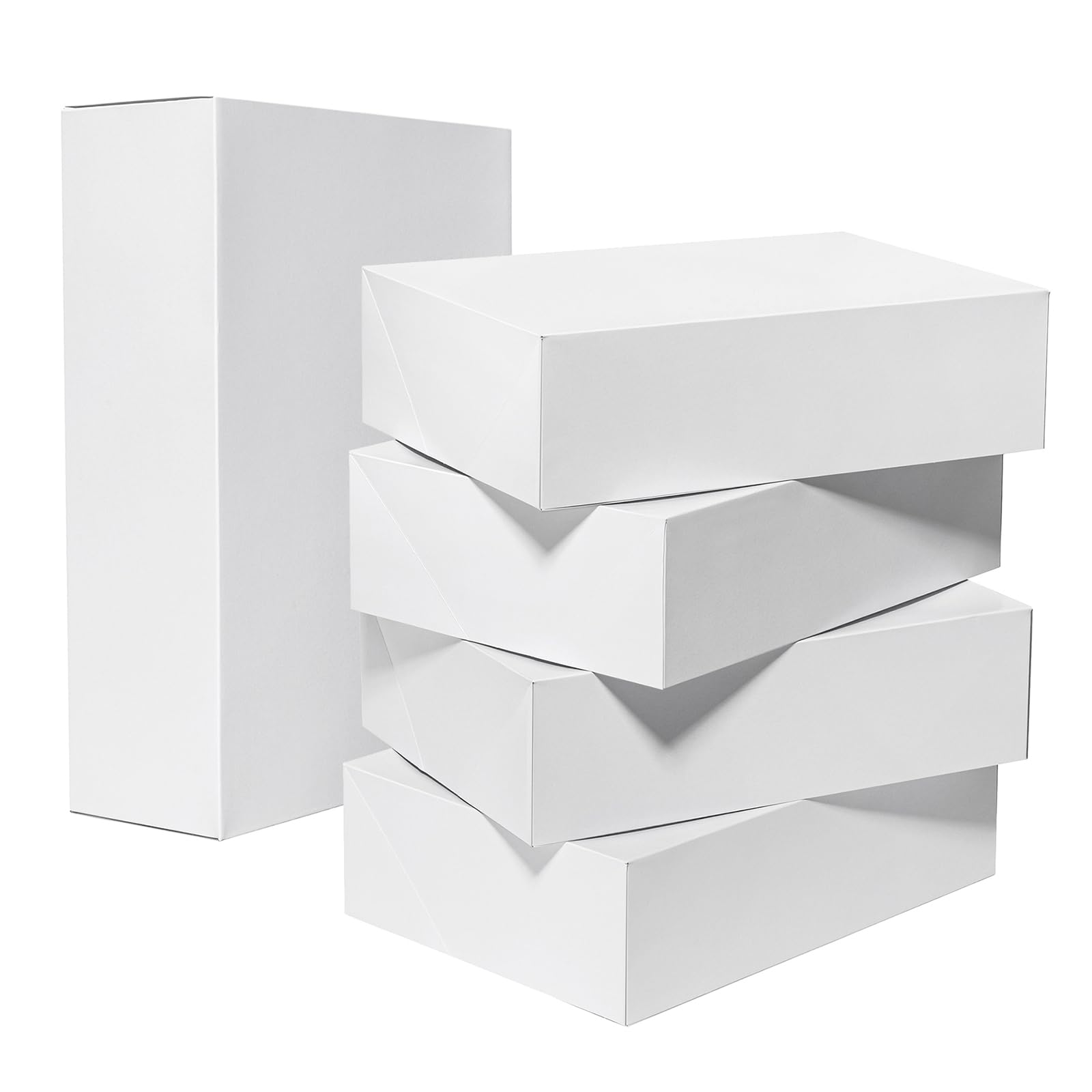 Mefleet 14x10x4 Large Gift Boxes with Lids 10 Pack Extra Deep Clothes ...