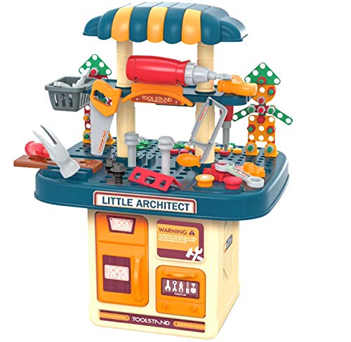 Amazon.com: BFUNTOYS 246 PCs Kids Toddlers Toy Tool Bench Set for 3 4 ...
