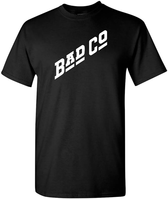 Amazon.com: Bad Company Co. Classic Rock Band 1974 Retro Vintage Mens T ...