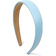Amazon.com : Blue Headbands for Women Light Blue Hairband Faux Leather ...