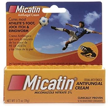 Amazon.com: Micatin Cream 0.50 oz (Pack of 2): Health & Personal Care