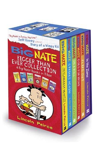 Big Nate Series Collection Lincoln Peirce 6 Books Box Set Gift Pack ...