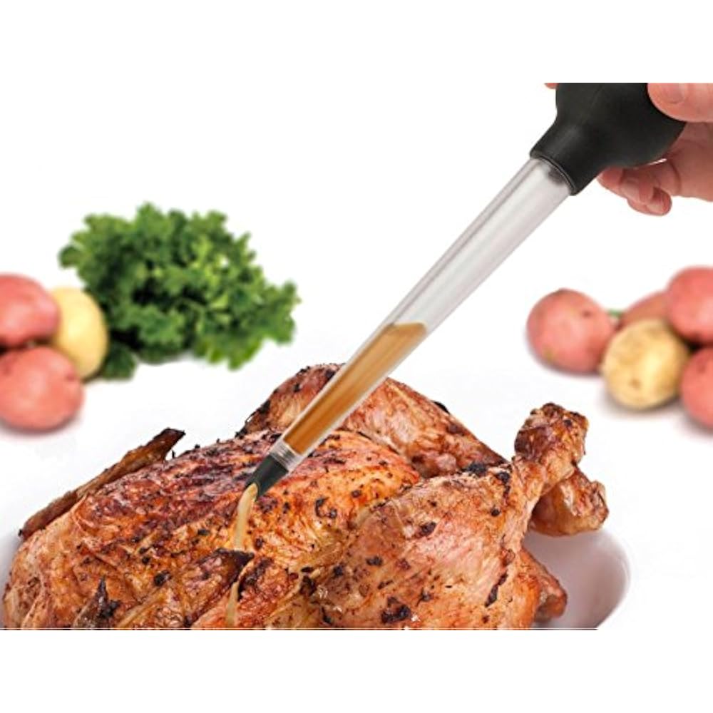 Tovolo Basters Easy to Use Angle Tipped Dripless Baster Large Clear