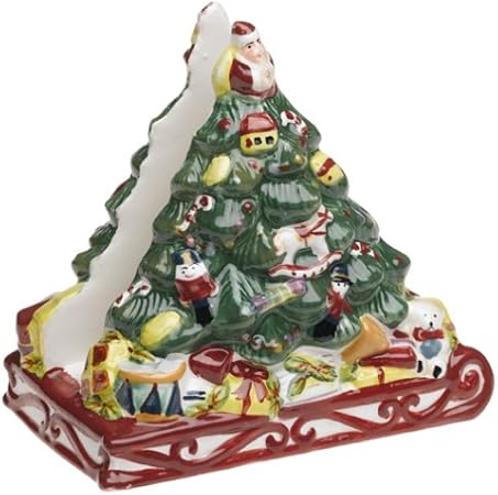 Amazon.com: Spode Christmas Tree Sculpted Napkin Holder: Kitchen & Dining
