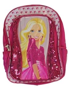 Amazon.com: Barbie Doll Full BackPack - Barbie Large School Bag: Toys ...