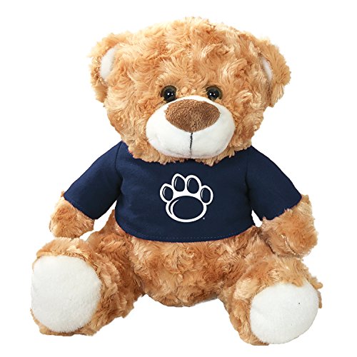 Mascot Factory Penn State Nittany Lions Teddy Bear with Blue T Shirt ...