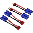 Amazon.com: rflaueo 4pcs T-Plug Deans Style to EC5 Male Female RC Connector Adapter with 14awg ...