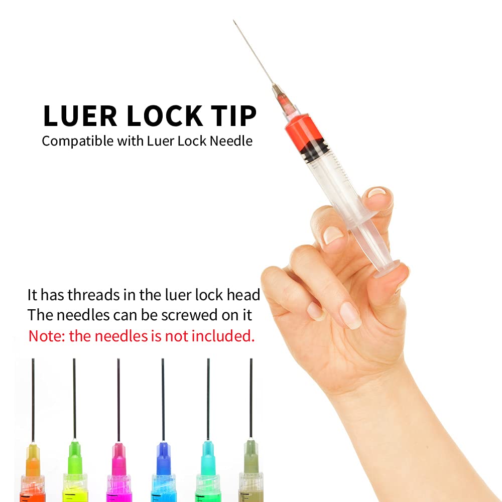 Mua 20ml Luer Lock Syringe 20-Pack Plastic 20ml Syringes with Luer Lock Tip, Individually ...