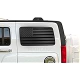 Amazon.com: USA Flag Decals for Hummer H3 in Matte Black for side ...