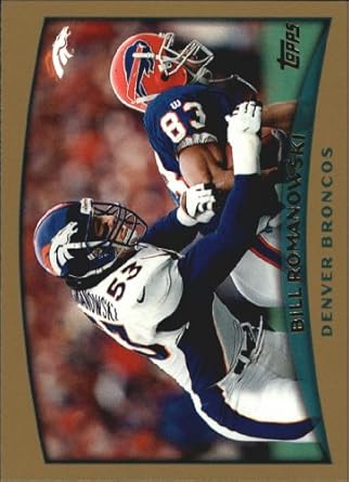 Amazon.com: 1998 Topps Football Card #108 Bill Romanowski Mint ...