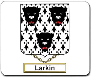 Amazon.com: Larkin Family Crest Coat of Arms Mouse Pad : Office Products