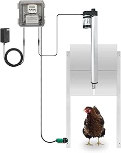Amazon.com : JVR Automatic Chicken Door Coop Opener Kit with Safety ...