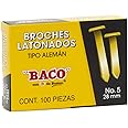 Baco | Broche Latonado Tipo Alemán - Caja con 100 Broches ...