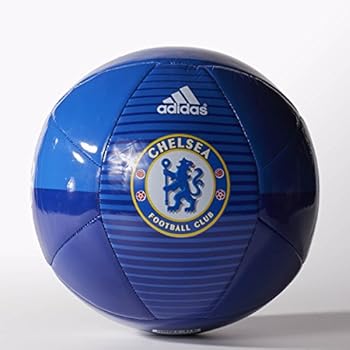 Amazon.com : adidas Performance Chelsea FC Soccer Ball, CFC Reflex Blue ...