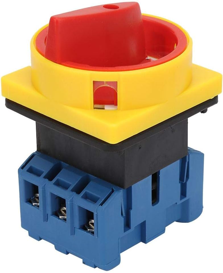 Rotary Cam Changeover Switch 40A/63A 3-Pole 2-Position Load Circuit ...