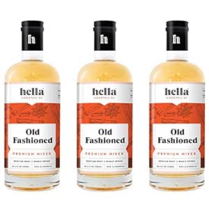 Amazon.com : Hella Cocktail Co. Old Fashioned Premium Cocktail Mixers ...