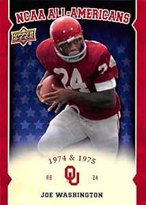 Joe Washington football card (Oklahoma Sooners) 2011 Upper Deck NCAA ...
