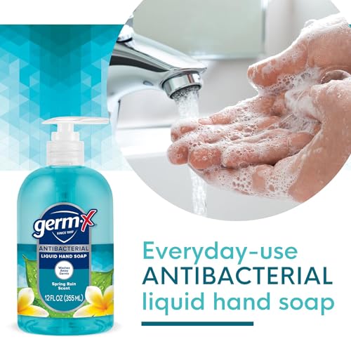 Germ-X Antibacterial Hand Soap, Moisturizing Liquid Hand Wash For ...