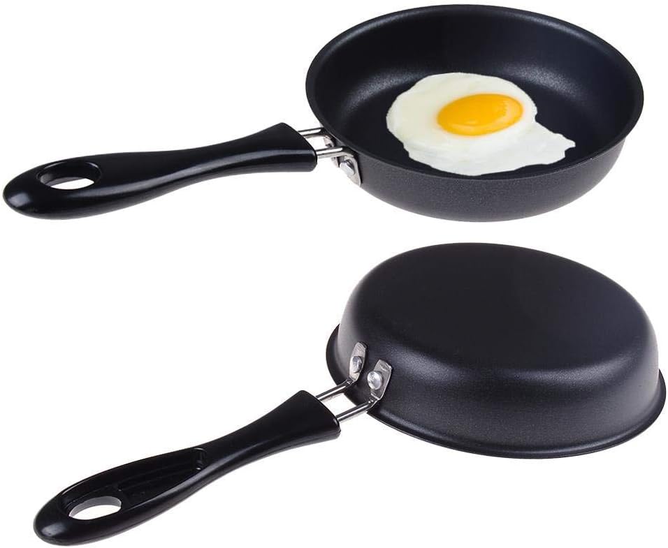Amazon.com: Happy reunion Egg Pan Egg Frying Pan 6.3" Pancake Pan Mini ...