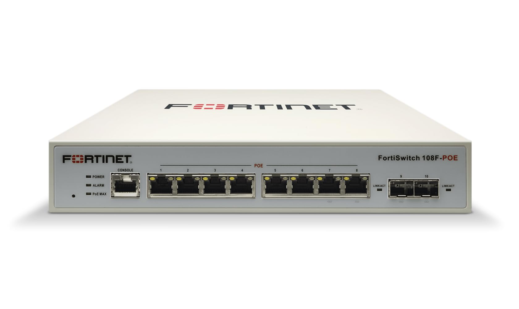Fortinet FortiSwitch - 108F-POE L2+ Management Switch With 65W PoE (FS ...