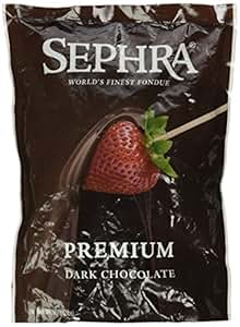 Amazon.com: Sephra Premium Dark Chocolate Fondue - 8lbs: Dipping ...