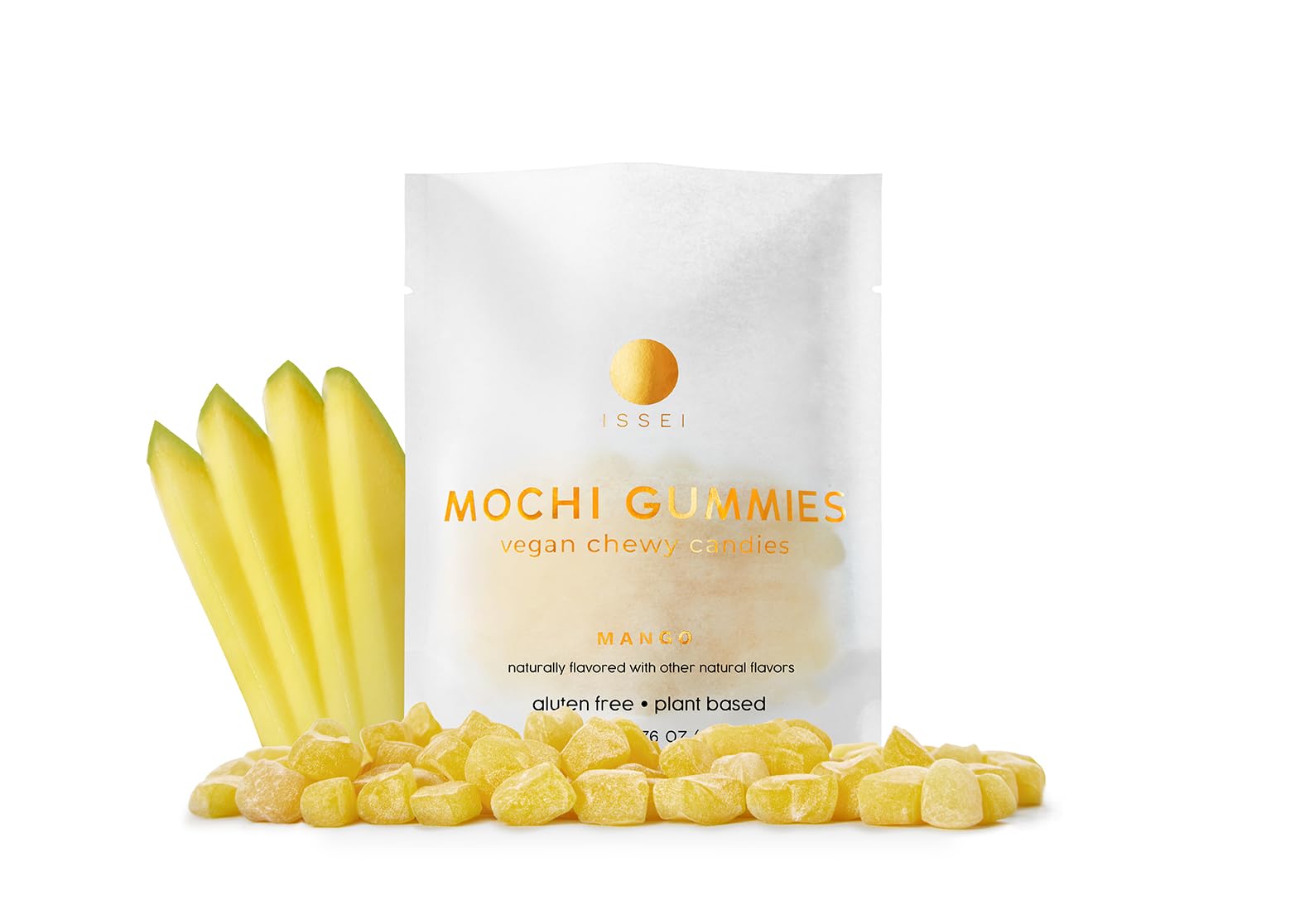 Mua ISSEI Mango Mochi Gummies Chewy Candy |Pillowy Soft | Dye-Free with ...