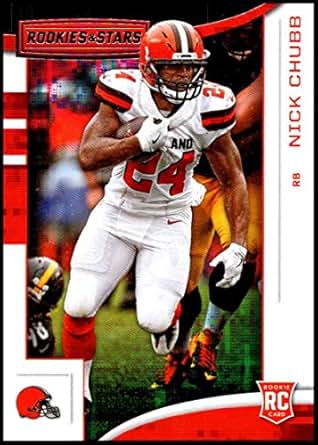 Amazon.com: 2018 Rookies and Stars Football #113 Nick Chubb RC Rookie ...