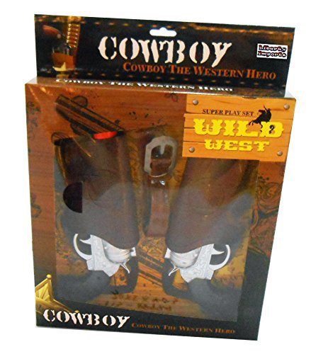 Liberty Imports 11 inches Western Dual Toy Cowboy Gun and Holster Set ...