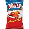 Ruffles Potato Chips Flamin' Hot Cheddar Cheese, 8 Oz in Oman | Whizz ...