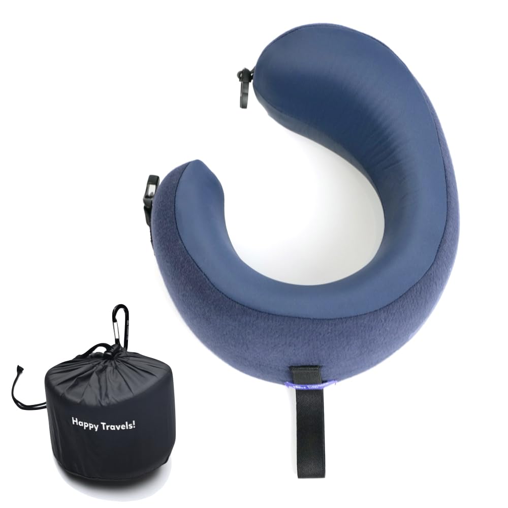C CUSHION LAB Travel Pillow, Award-Winning Patented Ergonomic Design ...