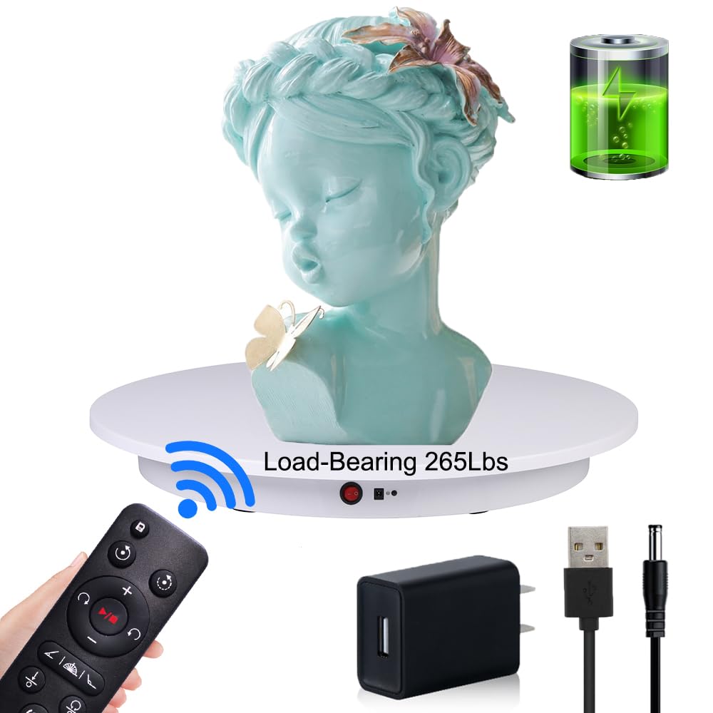 JAYEGT Motorized Rotating Display Stand ,360 Degree Electric Rotating ...