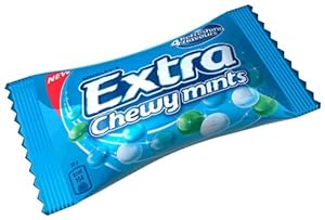EXTRA Chewy Mints Bag 38g (Pack of 14): Amazon.co.uk: Grocery