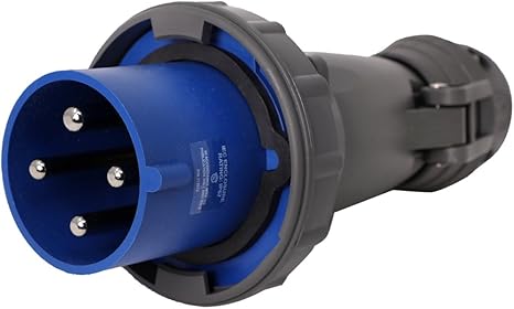 Hubbell HBL460P9W AC Plug IEC60309 460P9W Male IEC 309 Pin & Sleeve ...