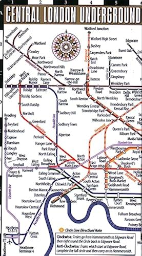 Streetwise London Underground Map: Laminated Map of the London ...