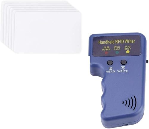 125KHz RFID Proximity Cards Reader/Writer/Copier/Duplicator Handheld ID ...