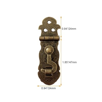 Solid Brass Hasp | Antique Brass