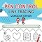 Pen Control Line Tracing Workbook for Kids: Pencil Control Preschool ...