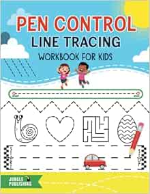 Pen Control Line Tracing Workbook for Kids: Pencil Control Preschool ...