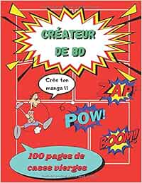Créateur de BD: Cahier de cases vierges pour la création de bandes ...