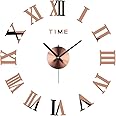 Amazon.com: Timelike 3D DIY Wall Clock, 1M Modern Frameless Large 3D DIY Wall Clock Kit ...